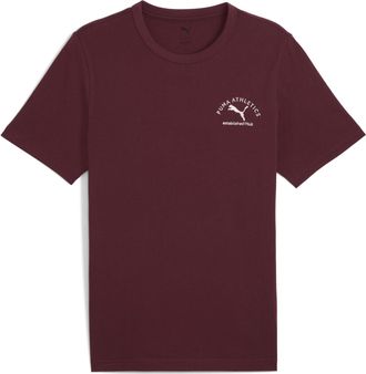 Puma Herren Class T-Shirt mit Grafik L, Ruby Shimmer Red