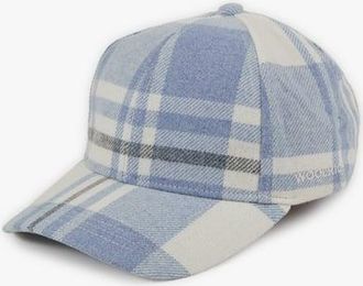 Woolrich Casquette &agrave; carreaux en laine m&eacute;lang&eacute;e
