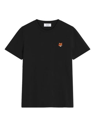 Maison Kitsuné t-shirt Fox Head - Noir