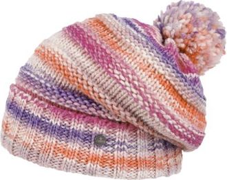 Lierys Bonnet Fauske Femme/Homme - Made in Germany Bonnets à Pompon Casquettes Type Gavroche pour lhiver avec Revers, Revers Hiver Automne-Hiver - Taille Uni