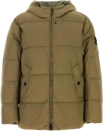Stone Island Homme, Vestes, Vert, Taille: 2XL Veste &agrave; capuche 4100037