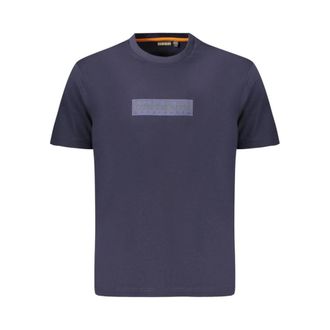 Napapijri Cotton T-Shirt - - Tops - Herren - Blau - S