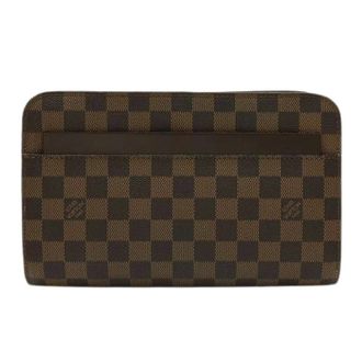 Louis Vuitton Pre-owned Sac pochette Damier Canvas N51993 - Homme - Pre-owned - Brun - Taille: ONE Size
