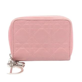 Dior Pre-owned Lady Dior Leder Portemonnaie - - Pre-owned - Damen - Rosa - ONE SIZE