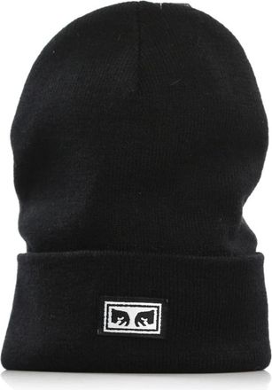 Obey Icon Eyes Schwarze Beanie M&uuml;tze - - Accessories - Herren - Schwarzk - ONE SIZE
