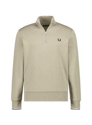 Fred Perry Herren Troyer gr&uuml;n unifarben