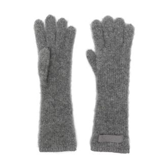 Jacquemus Femme, Accessoires, Gris, Taille: ONE Size Les Gants Gros Grain Jacquemus