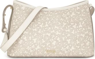 Tous Damen Bandolera L. KAOS Mini Lines Beige Umh&auml;ngetasche