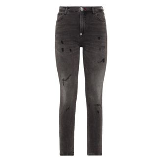 Philipp Plein Femme, Jeans, Noir, Taille: W25 Slim Fit Original