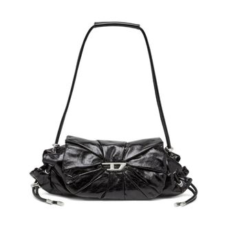 Diesel Scrunch-D Schultertasche - - Bags - Damen - Schwarzk - ONE SIZE