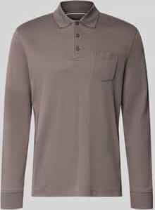 Bugatti Regular Fit Poloshirt aus Baumwoll-Mix mit Brusttasche