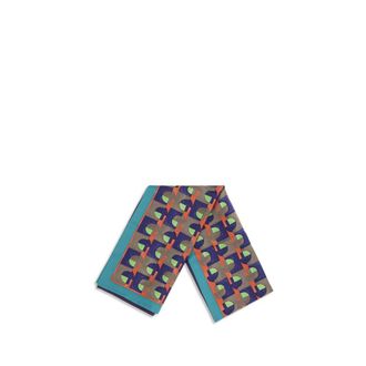 Miu Miu Womens Multicolor Silk Scarf