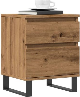 vidaXL Table de chevet ch&ecirc;ne artisanal 40x35x50 cm bois ding&eacute;nierie Vidaxl