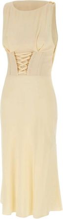 Elisabetta Franchi Femme, Robes, Jaune, Taille: 44 FR Events Dress
