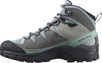 Salomon Quest Rove Gore-tex, Hiking Shoe Damen, Quarry Quiet Shade Black, 37 1/3 EU