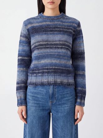 KANGRA Gestreifter Pullover mit Rundhalsausschnitt aus Wollmischung von