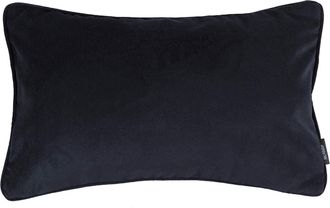 McAlister Textiles Matter Samt | Kissenbezug f&uuml;r Sofakissen in Schwarz | 60 x 40cm | erh&auml;ltlich in 25 Farben | griffester Samt edel paspeliert | Kissenh&uuml;lle f&uuml;r Samtkiss