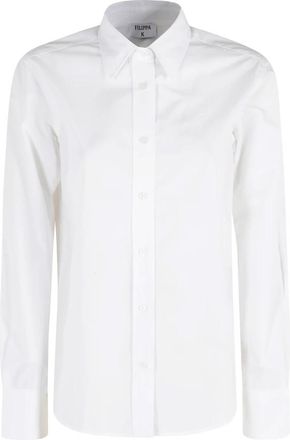 Filippa K Femme, Blouses et Chemises, Blanc, Taille: 36 FR Classic Poplin Shirt