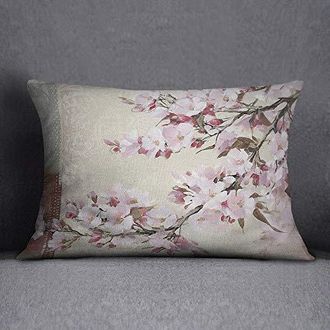 Le jardin du Lin Kissenhüllen, Cotton, Mehrfarbig, 45x45