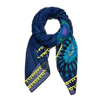 Desigual Foulard Bleu Femme