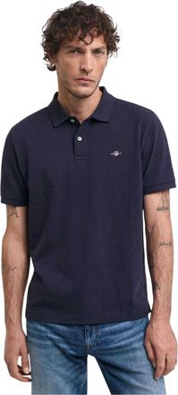GANT Archive Shield Poloshirt f&uuml;r Herren, Baumwolle (Blau)