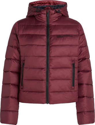 Karl Lagerfeld light padded jacket, Zinfandel, S