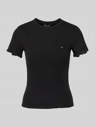 Tommy Jeans Slim Fit T-Shirt aus Baumwoll-Mix