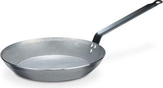 GSW 860512 GastroTraditionell Lyoner Eisen Pfanne - 28cm, Grau