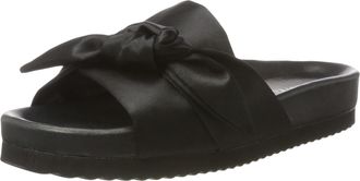 Selected Damen SFADLENE Slider Offene Sandalen, Schwarz (Black)