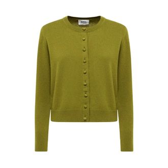 Alpha Studio Rebecca Cardigan - - Knitwear - Damen - Gr&uuml;n - L