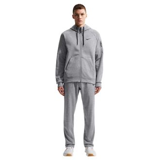 Nike Hoodie mit durchgehendem Rei&szlig;verschluss f&uuml;r Herren, Dri-FIT, Training (Grau)