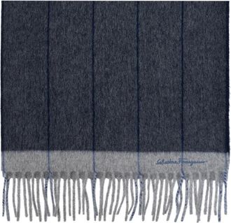 Ferragamo Homme, Accessoires, Gris, Taille: ONE Size Herringes Scarf