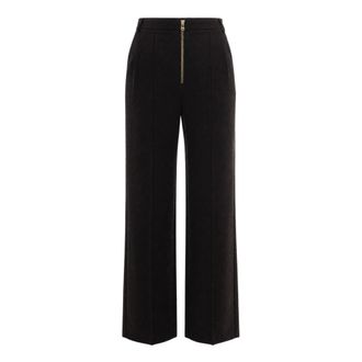 Patrizia Pepe Strukturierte Boucl&eacute;-Hose - - Trousers - Damen - Braun - S