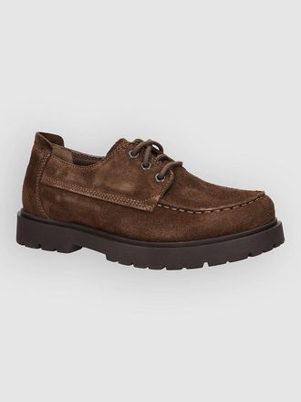 Birkenstock Highwood Moc Lace Low Suede Leather Sneakers marron