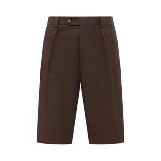 HUGO BOSS Homme, Shorts, Brun, Taille: S Beckham Pleated Shorts