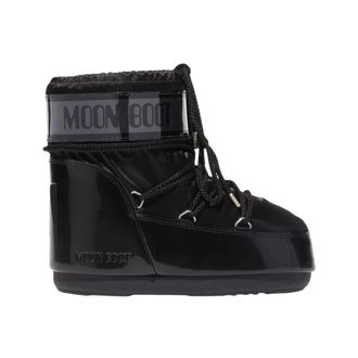 Moon Boot Icon Low Glance Satin Boots - - Sport - Damen - Schwarzk - 36 EU