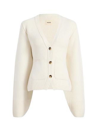 Khaite Scarlet Cardigan - Beige