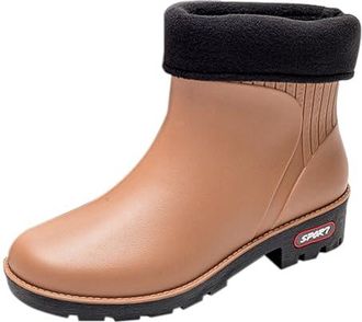 Generico Bottines tendance automne-hiver au design ergonomique pour climat humide avec adh&eacute;rence am&eacute;lior&eacute;e. Bottes confortables pour la marche, respirantes et 