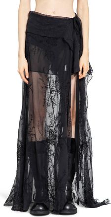 Ann Demeulemeester Lona X-Long Asymmetric Apron
