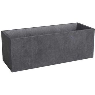 Artevasi Jardiniere - SYDNEY - Plastique - Anthracite - 80 cm - 57 L - Dimensions: 79.5x29.5x29.5 cm