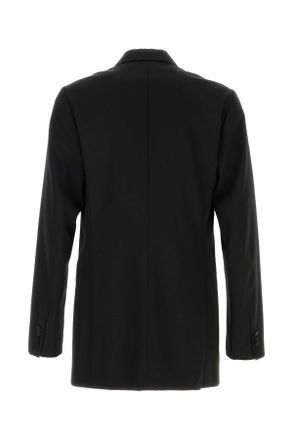 Dries Van Noten Mens Black Wool Blend Bartux Blazer Giacche E Gilet Jacket