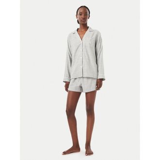 Lauren Ralph Lauren Pyjama ILN12537 Grau Regular Fit