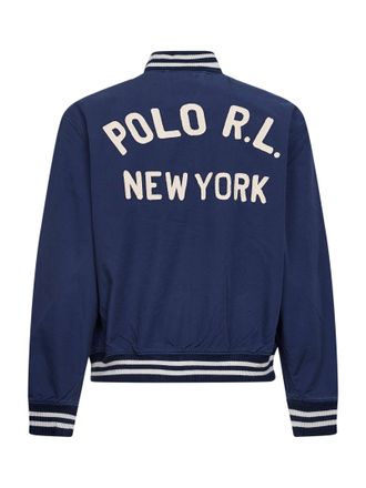 Polo Ralph Lauren Mens Sports Jacket Newport Navy Cotton Bomber