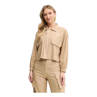 Simona Corsellini Leichte Jacke - - Blouses & Shirts - Damen - Beige - S