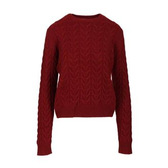 Max Mara Damen, Strickwaren, Rot, LGr&ouml;&szlig;e