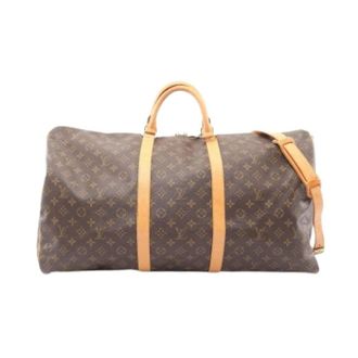 Louis Vuitton unisex, Pre-owned, Brun, Taille: ONE Size Sac week-end en toile Pre-owned