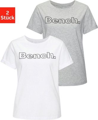 Bench T-Shirt (Packung, 2-tlg) mit Logodruck