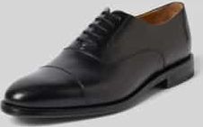 Henry Stevens Derby aus Leder mit Schn&uuml;rung Modell Marshall