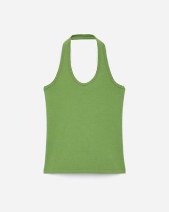 Arket Neckholder-Top -Gr&uuml;n