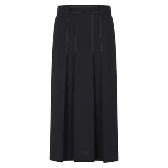 Semicouture Femme, Jupes, Bleu, Taille: 38 FR Janette Skirt